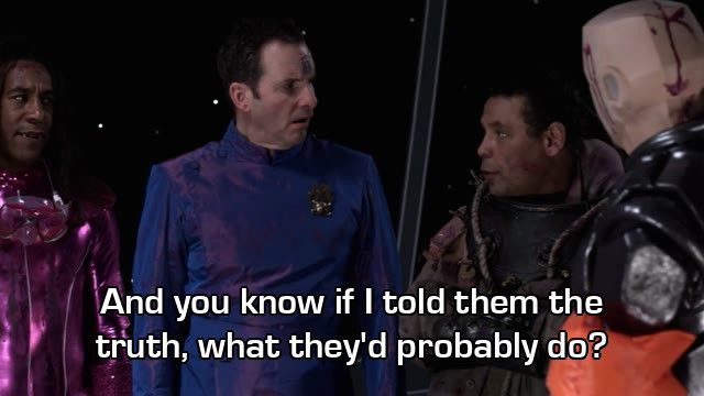 Lie mode engaged. – Ganymede & Titan